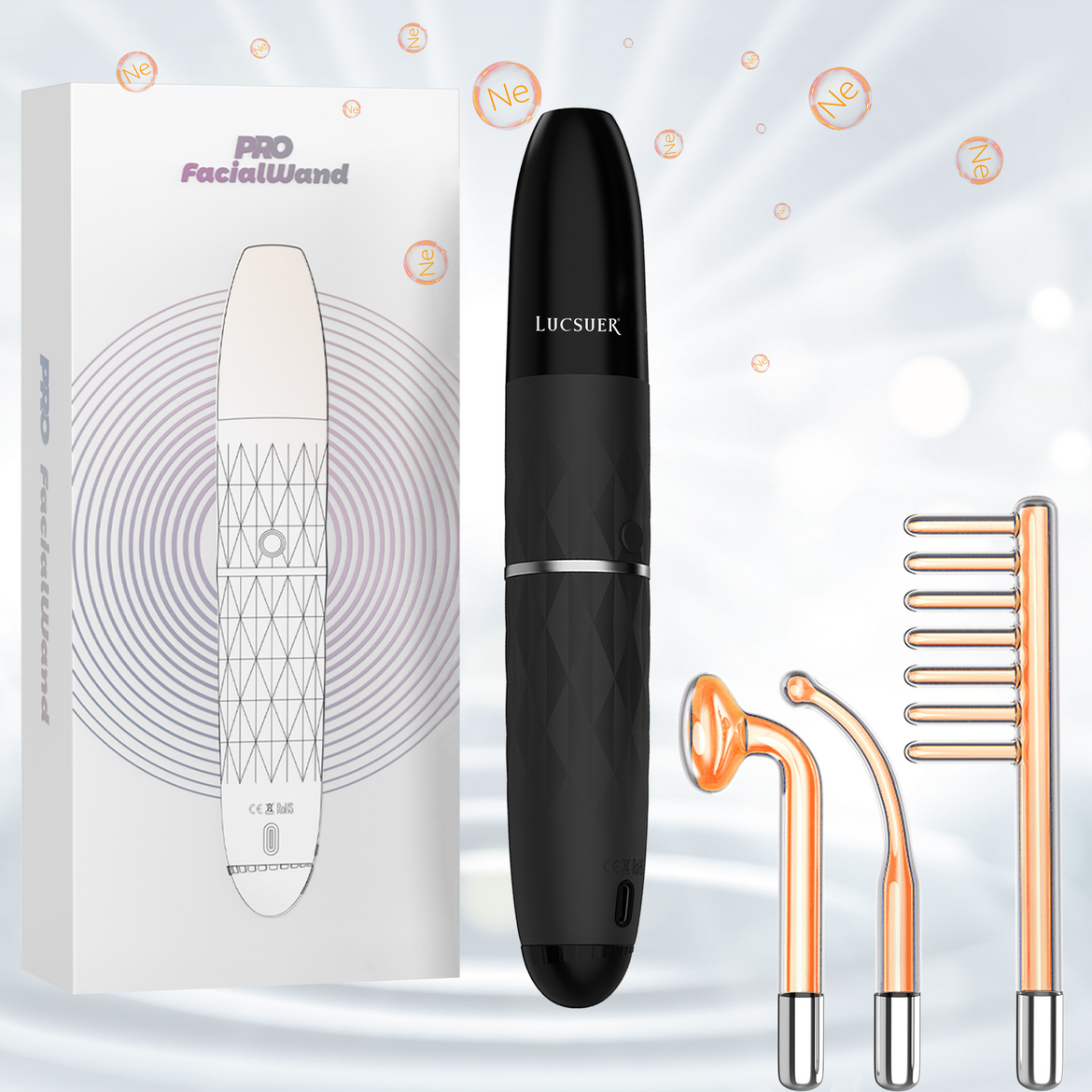 How to Use a High Frequency Facial Wand: A Step-by-Step Guide – Lucsuer